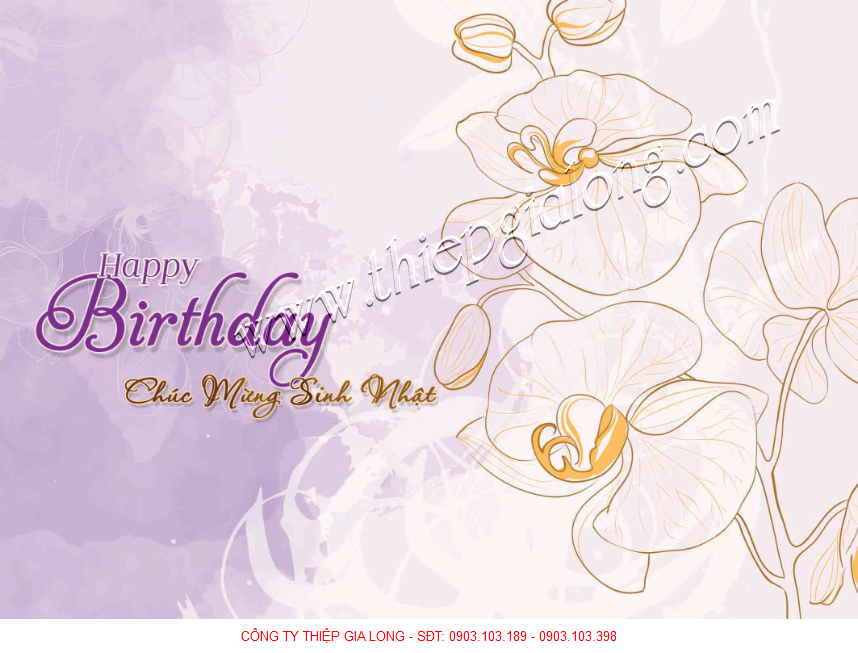 Top 10 các mẫu thiệp sinh nhật đẹp cho người thân yêu