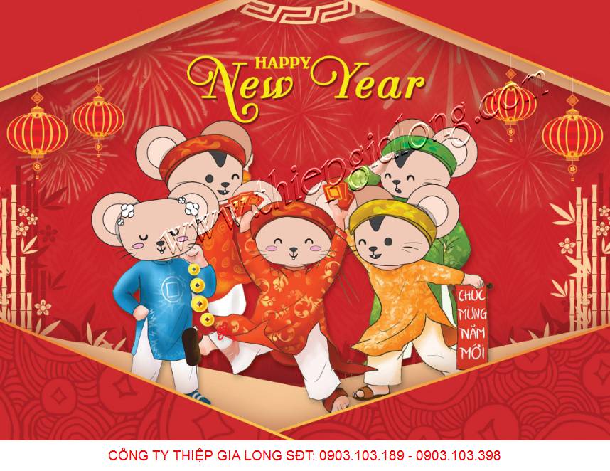 thiệp chúc xuân đẹp