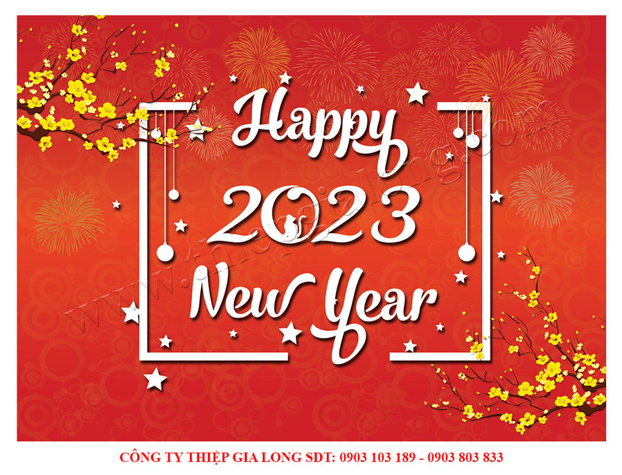 In Thiệp Mừng Năm Mới GL-2969